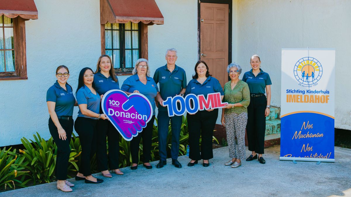 Aruba Bank celebra su centenario con un aporte a la niñez